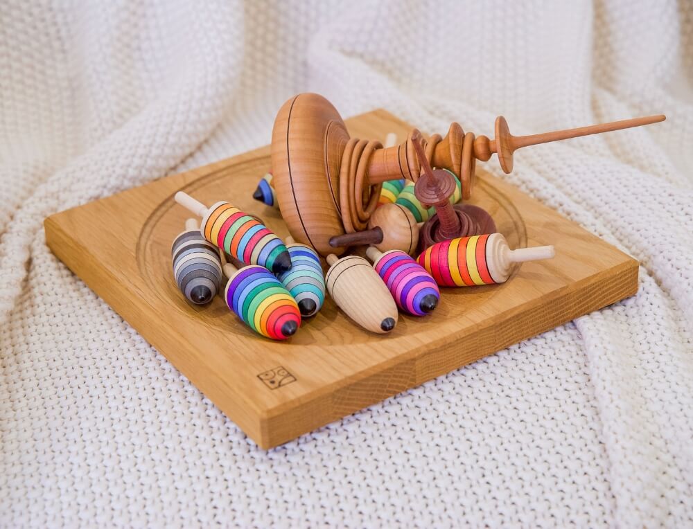Mader Spinning Tops Level 6 — Wooden Playroom