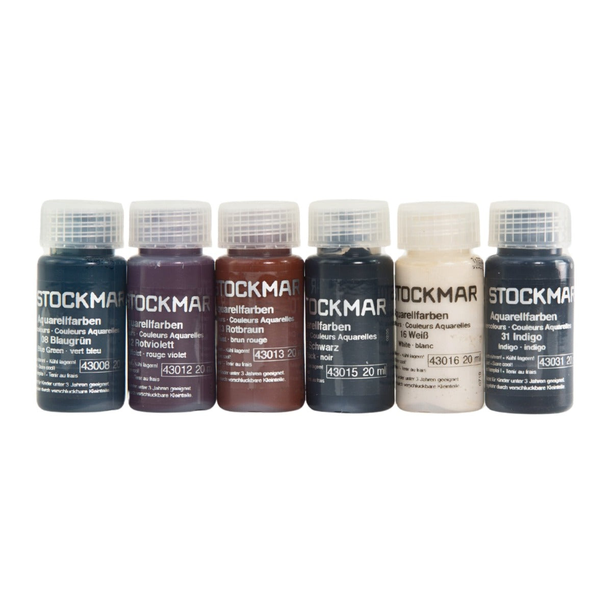 STOCKMAR Watercolour Paint Supplementary Assortment 6x20ml — Wooden ...