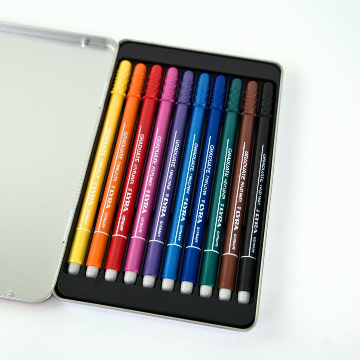 LYRA Graduate Fineliner Tin Box 10 pcs in Australia — Wooden Playroom