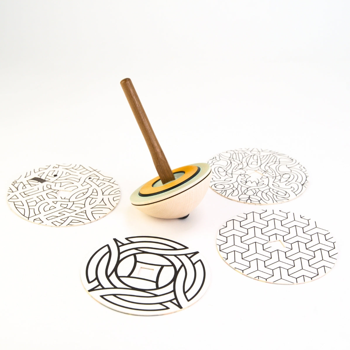 Mader Creative Spinning Top - Wooden Playroom, Australia