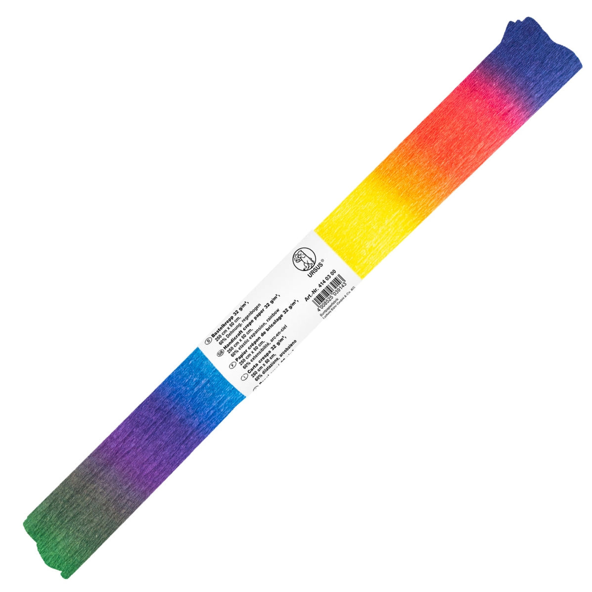 URSUS 2.5M Rainbow Crepe Paper - Australia — Wooden Playroom