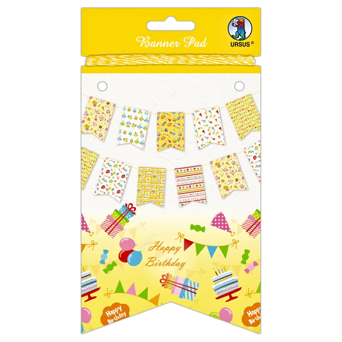 URSUS Happy Birthday Pennant Banner - Australia — Wooden Playroom