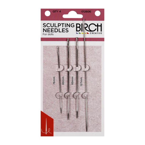 Doll Sewing Needle Set for Sculpting 4 needles - 127mm 2x89mm 76mm ...