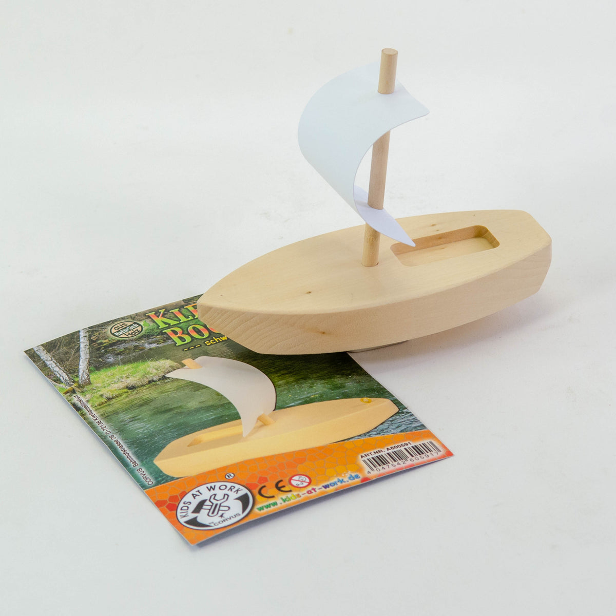 Kids at Work DIY Small Boat — Wooden Playroom