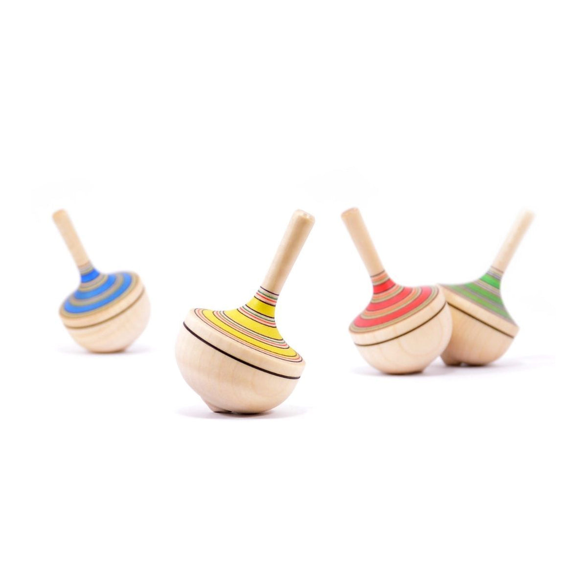 Mader Traditional Spinning Top Pastel — Wooden Playroom
