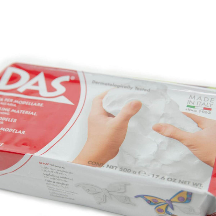 DAS Modelling Clay, 500g or 1kg, in 3 Colours - White, Terracotta or S ...