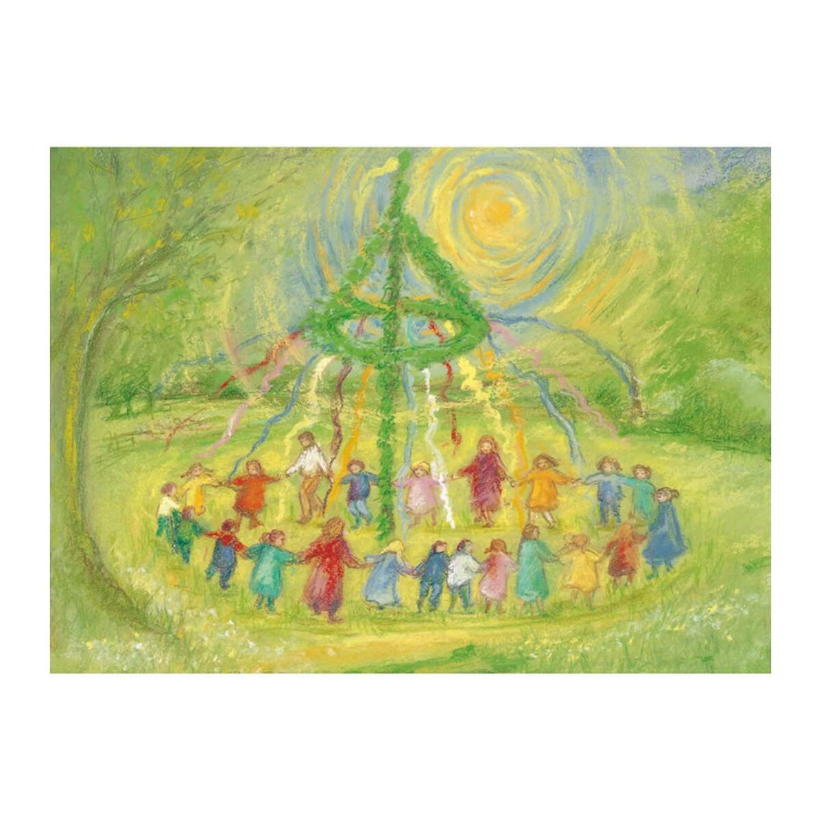 Postcards - Maypole Dance, 5pk — Wooden Playroom