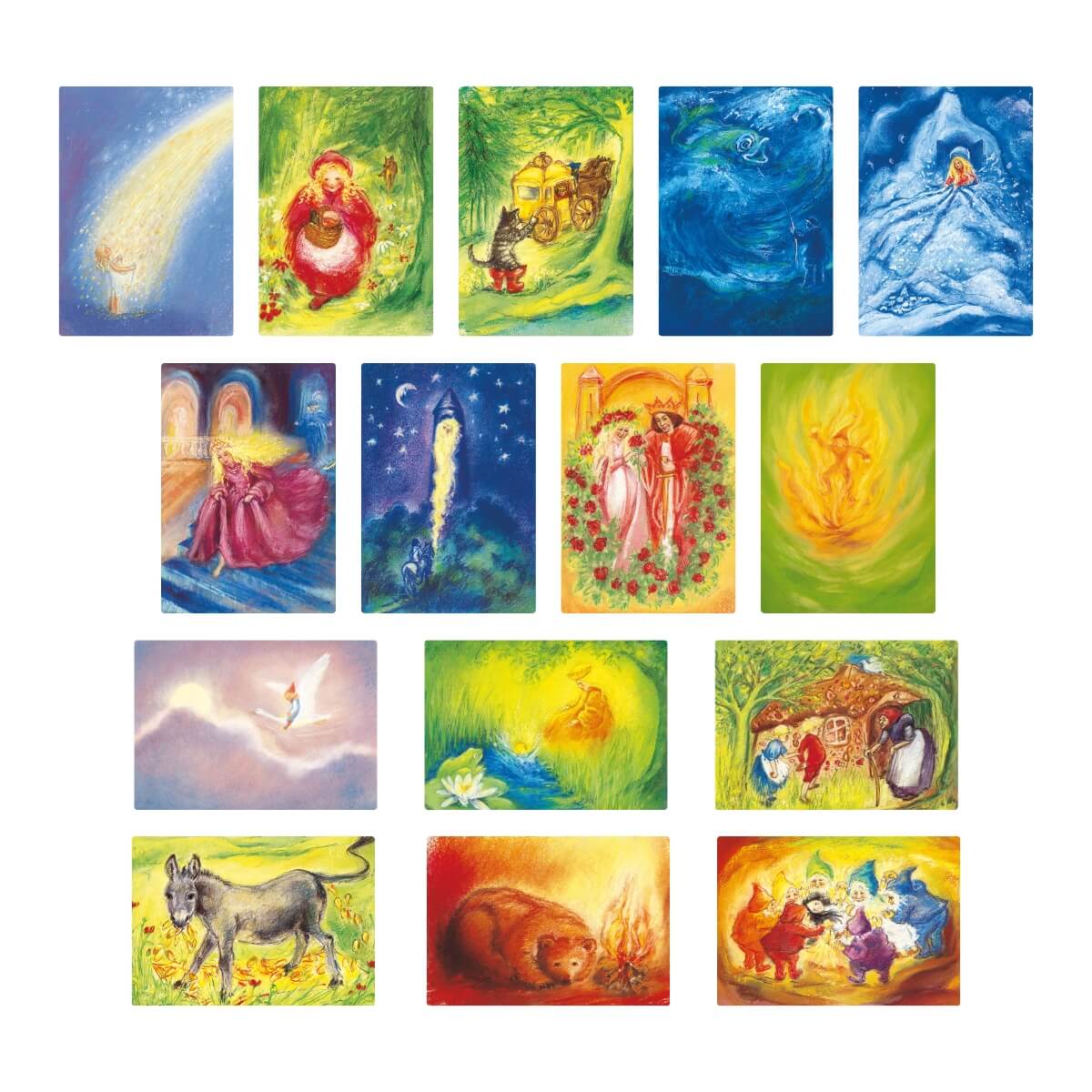 Postcards - Fairy Tales, 15 assorted cards Wholesale — Wooden Playroom