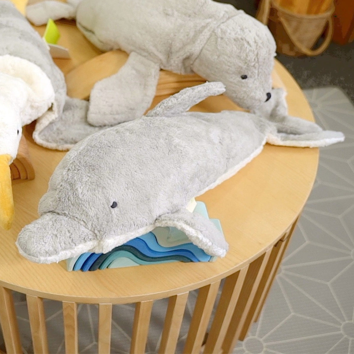 SENGER Cuddly Animal Dolphin Large Organic Soft Toys Australia — Wooden Playroom
