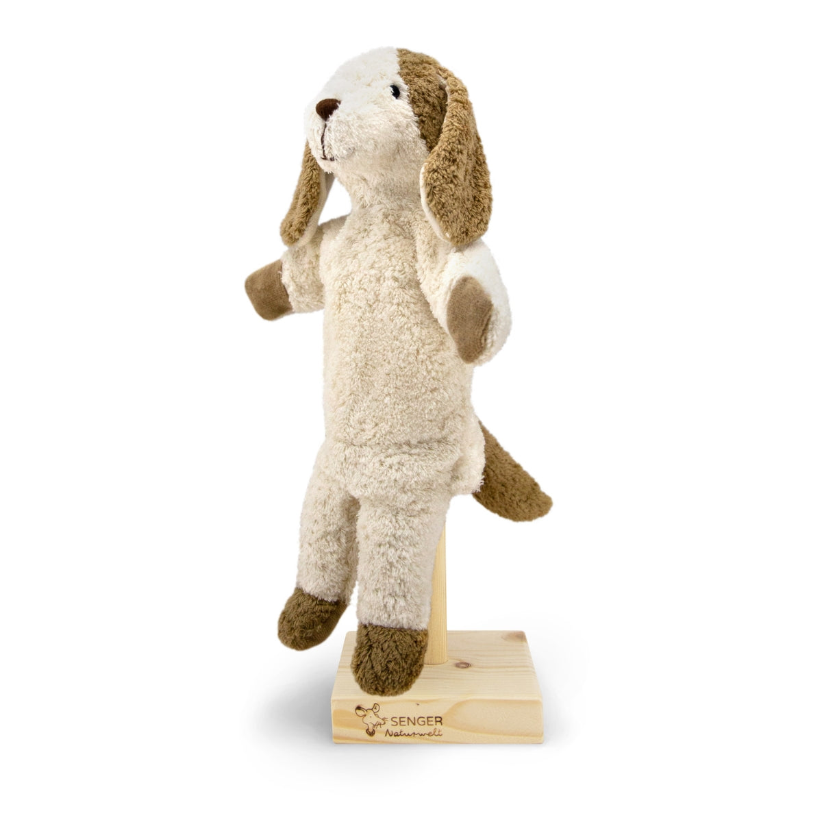 SENGER Hand Puppet Dog Organic Soft Toys Australia — Wooden Playroom